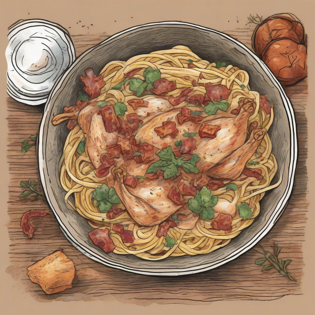 Chicken and Bacon Carbonara Recipe: Creamy Indulgence in 30 Minutes ...