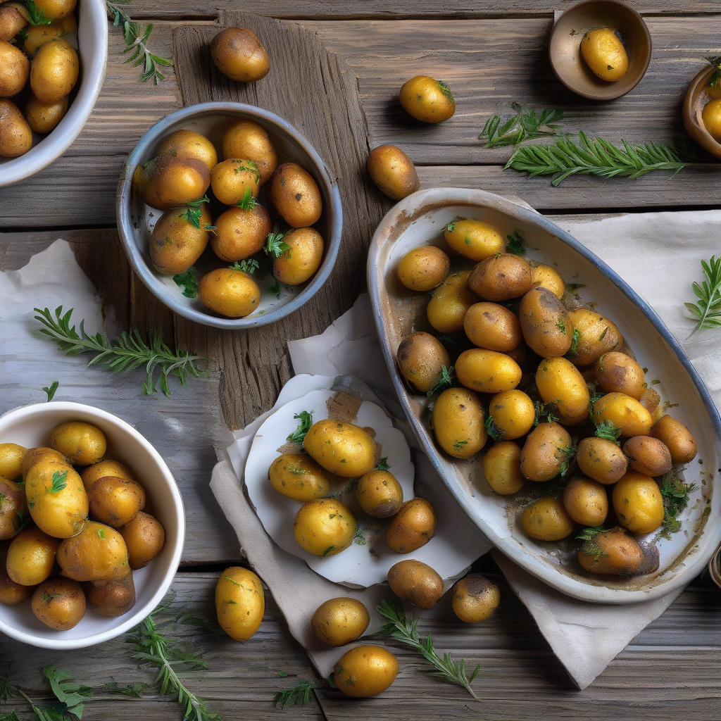 Baked Mini Potatoes Recipe: Crispy Outside, Fluffy Inside - Daily ...