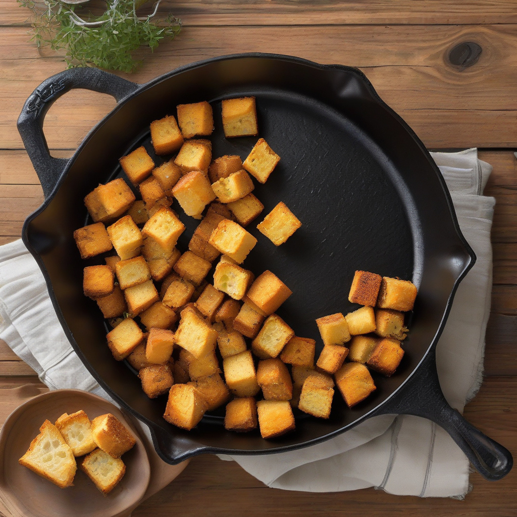 Croutons Recipe Pan: Crunchy Golden Bites in Minutes - Daily Cooking Recipe