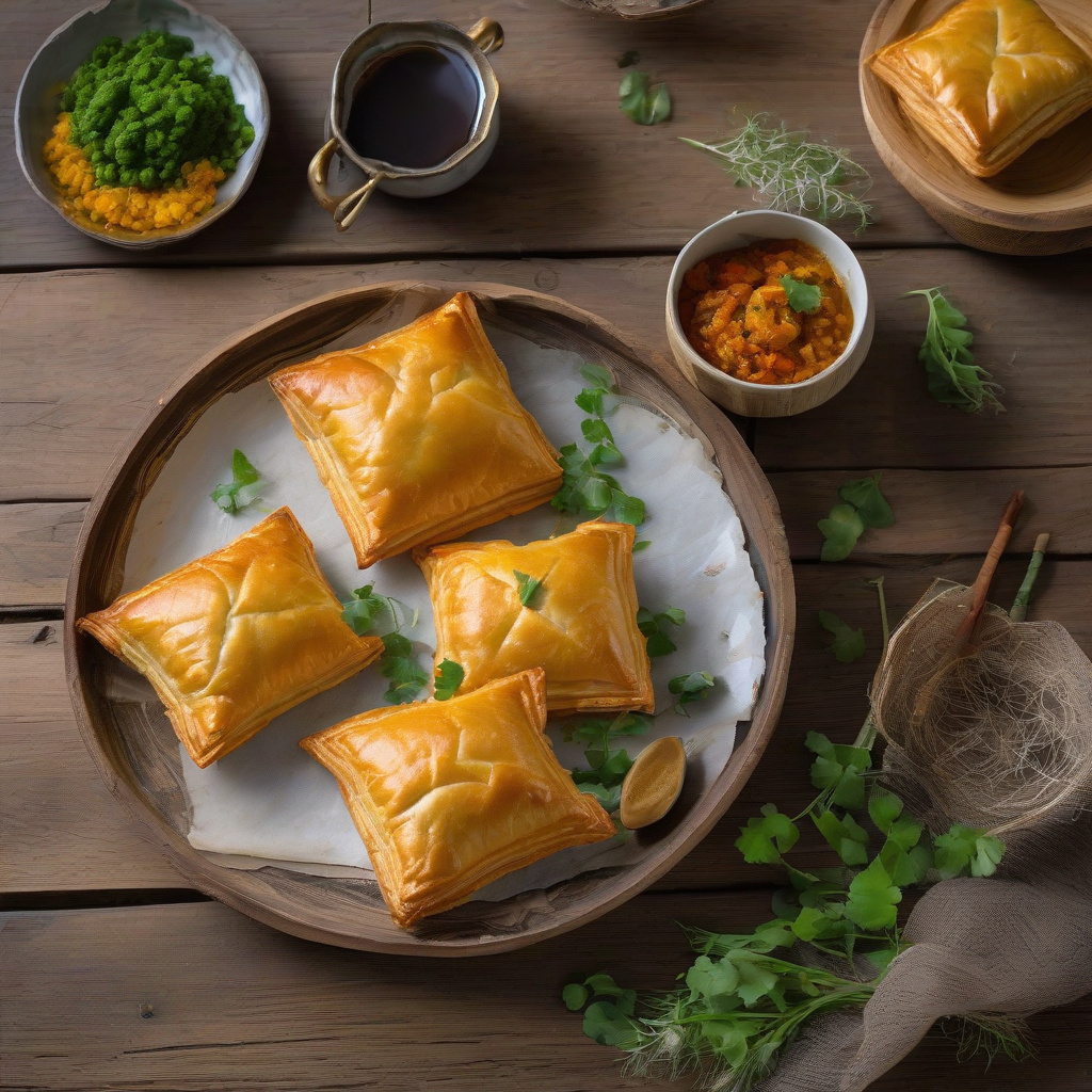 Indian Veg Puff Recipe: Flaky Pastry and Spicy Filling - Daily Cooking ...