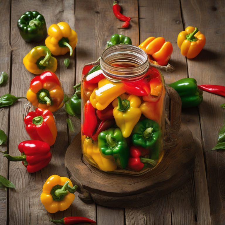 Pickled Bell Peppers Recipe: Sweet and Tangy Condiment Perfection ...