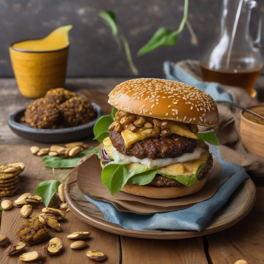 Sunflower Drive-In Nut Burger Recipe: Crunchy Plant-Based Perfection ...