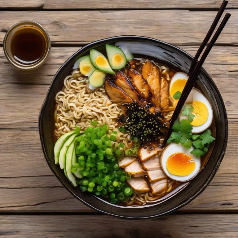 Traditional Chicken Ramen Recipe: Rich Tonkotsu Broth and Springy ...