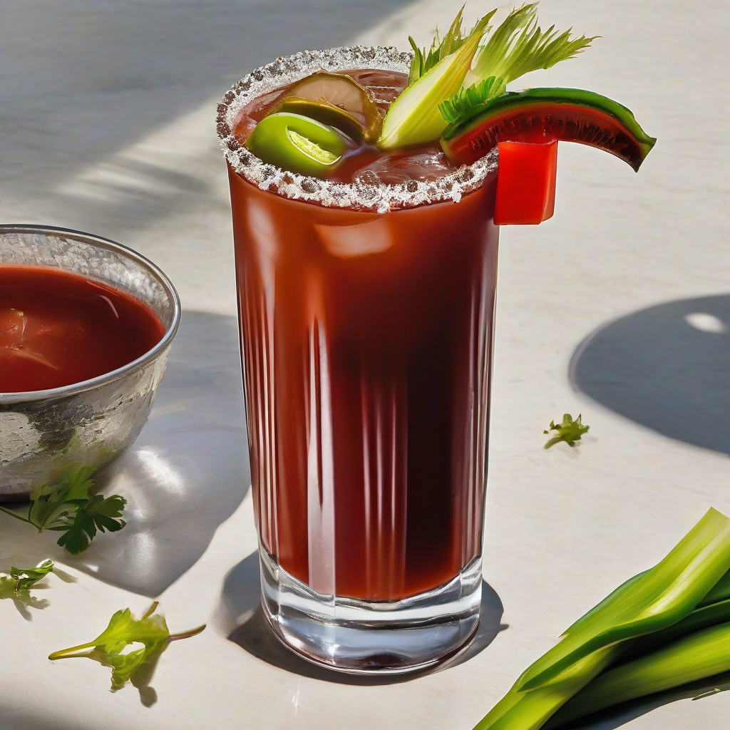 V8 Spicy Hot Bloody Mary Recipe: Kickin' Brunch Cocktail Perfection ...