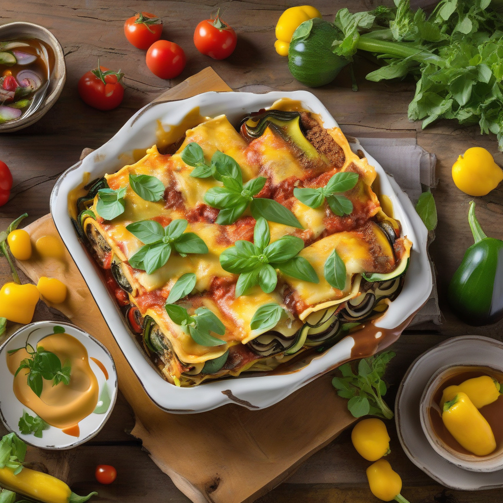 Vegetables Lasagna Recipe: Layered Garden Freshness in Every Bite ...