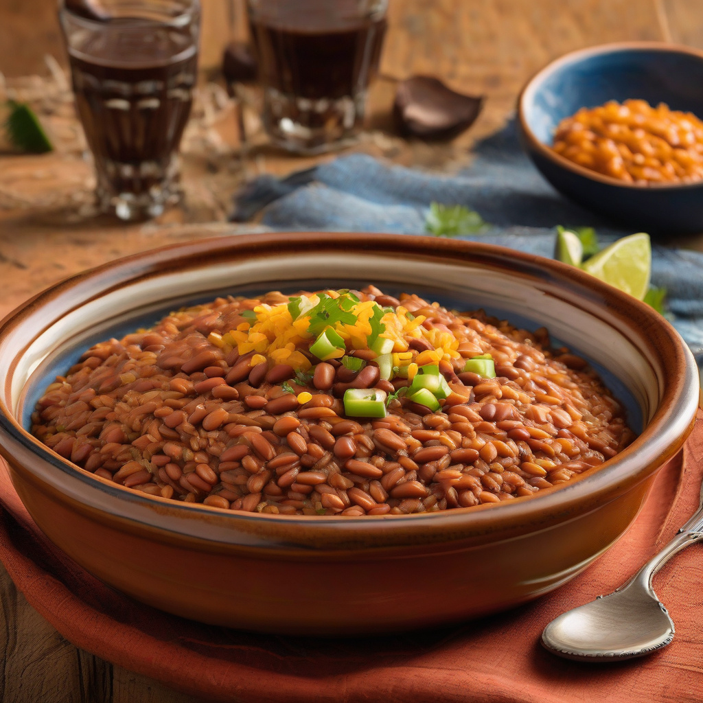 Authentic Mexican Rice and Refried Beans Recipe: Fiesta on Your Plate ...