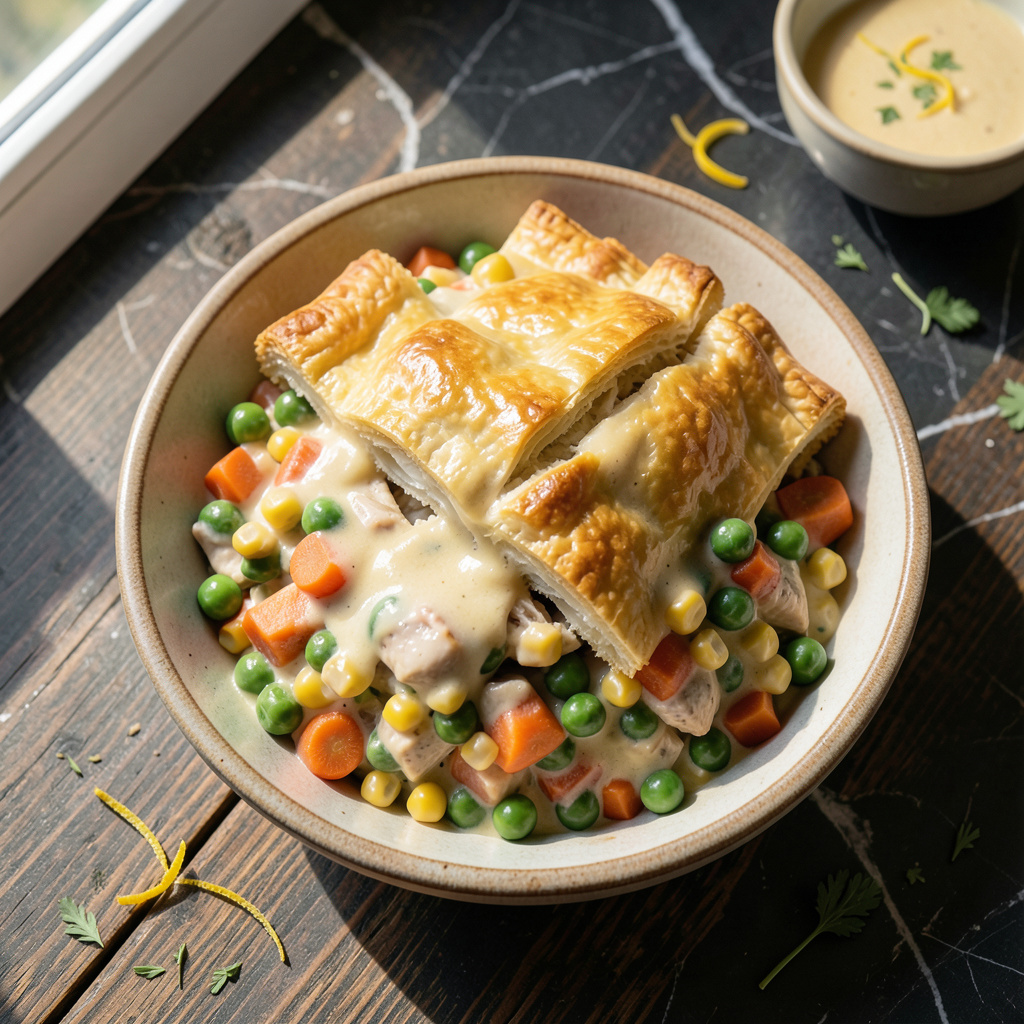 Easiest Chicken Pot Pie Recipe: Flaky Crust and Hearty Filling - Daily ...