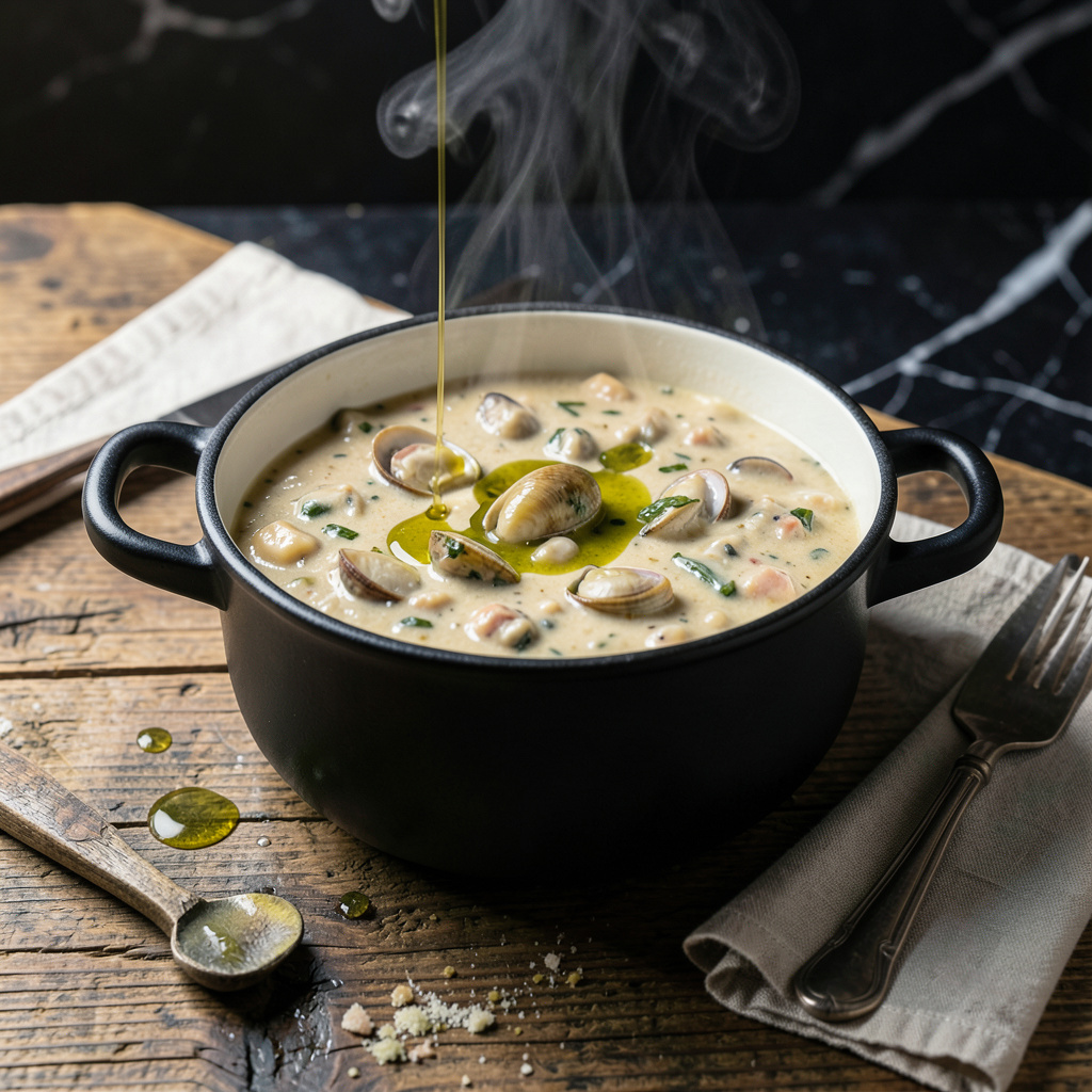 Mos Clam Chowder Recipe: Creamy New England Classic with Fresh Clams ...