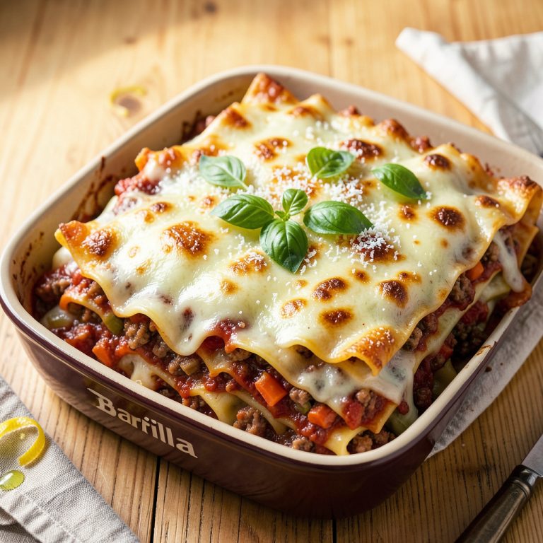 Barilla Lasagna Recipe on Box: Exact Ingredients and Layering Steps ...