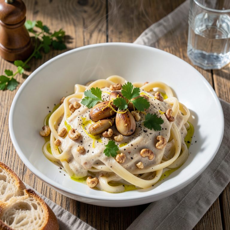 Cashew Pasta Recipe: Creamy and Nutty Vegan Dinner - Daily Cooking Recipe