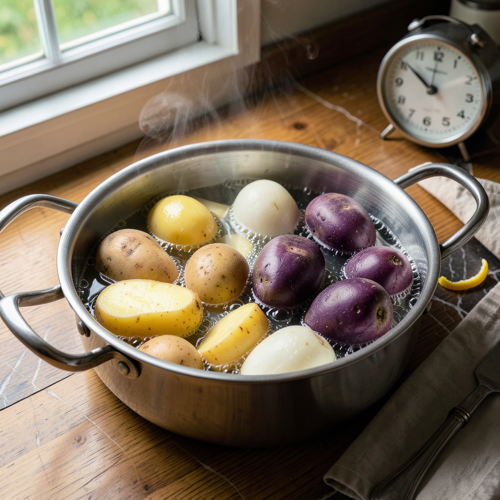How Do You Blanch A Potato