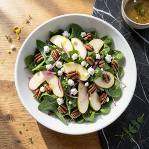 Apple Feta Salad Recipe: Sweet and Salty Mediterranean Crunch - Daily ...