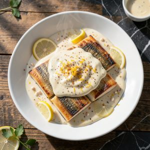 Baked Bluefish Mayonnaise Recipe: Flaky Fish With Zesty Topping - Daily ...