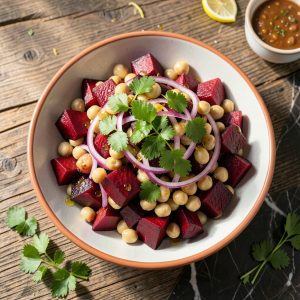Beetroot and Chickpea Salad Recipe: Earthy Sweetness with Citrus Zing ...