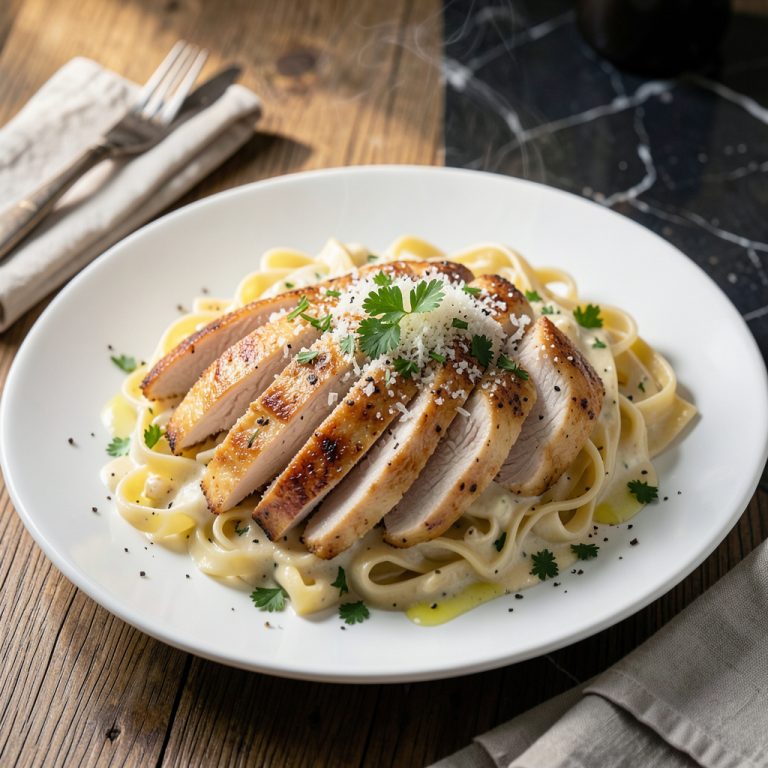 Chicken Alfredo With Jar Sauce Recipe: Rich Creamy Sauce in 20 Minutes ...