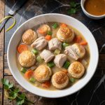 Chicken and Dumpling Crock Pot Recipe With Biscuits: Fluffy Pillows in ...