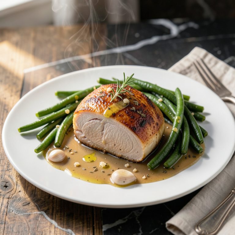 Chicken Breast and Green Beans Recipe: Garlic-Infused One-Pan Dinner ...