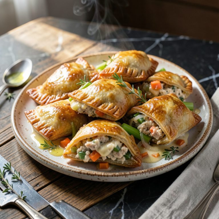 Chicken Pot Hand Pies Recipe: Flaky Pastry With Savory Herbed Filling ...
