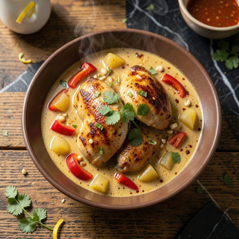 Coconut Curry Chicken Crock Pot Recipe: Slow-Cooked Thai Aromatics ...