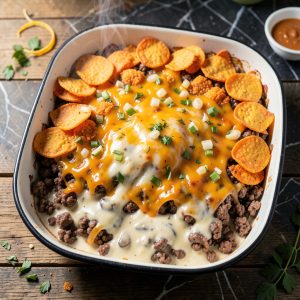 Dorito Casserole Recipe With Cream Of Mushroom Soup: Cheesy Layers and ...