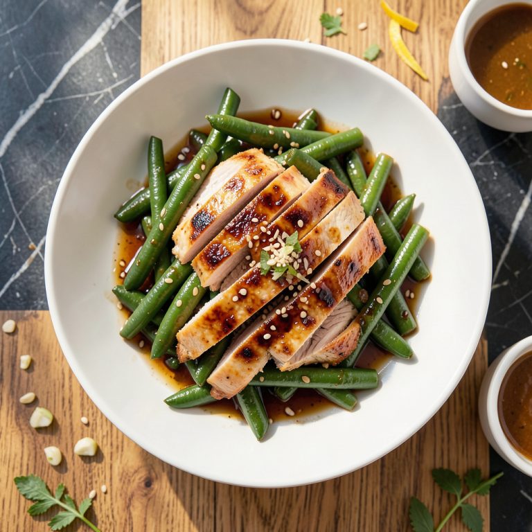 Healthy Chicken and Green Beans Recipe: Garlic-Sesame Stir-Fry in 25 ...