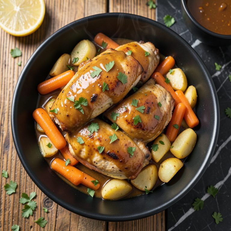 Honey Mustard Chicken Crock Pot Recipe: Sweet and Tangy Set-It-and ...