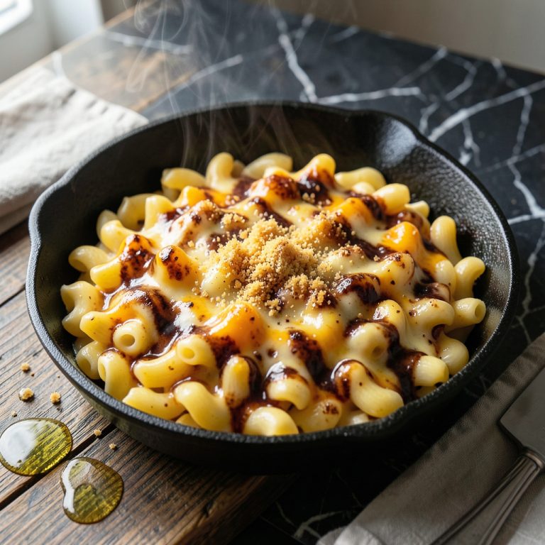 Longhorn Mac and Cheese Recipe: Smoky Cheese Pull in a Skillet - Daily ...