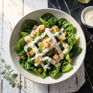 Low Calorie Caesar Salad Recipe: Light Dressing Without Sacrificing ...