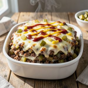 Pioneer Woman Cheeseburger Casserole Recipe: Savory Beef and Cheese ...