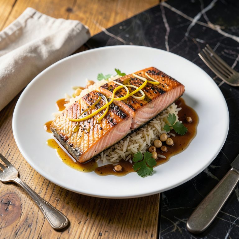 Salmon and Jasmine Rice Recipe: Flaky Fish With Fragrant Aromatic ...